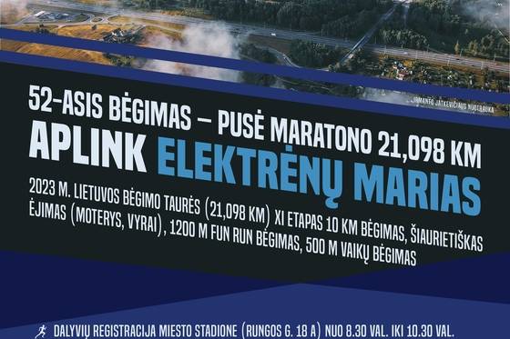 The 52nd run around Elektrėnai Lagoon